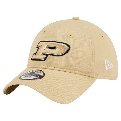 Youth New Era Gold Purdue Boilermakers Logo 9TWENTY Adjustable Hat