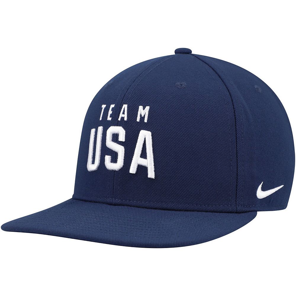 Men's Nike Navy Team USA Pro Snapback Hat