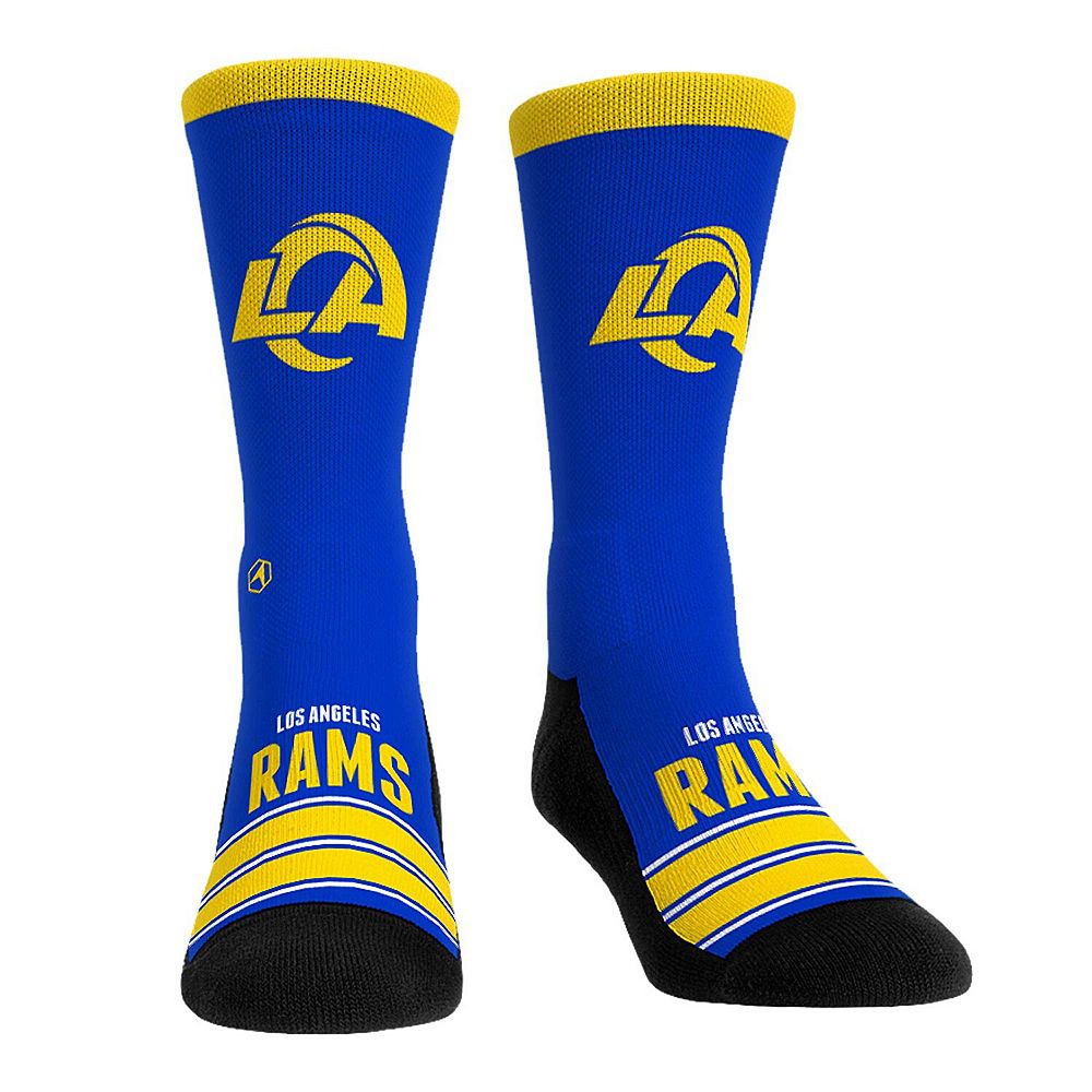 Unisex Rock Em Socks Los Angeles Rams Gametime Stripe Crew Socks