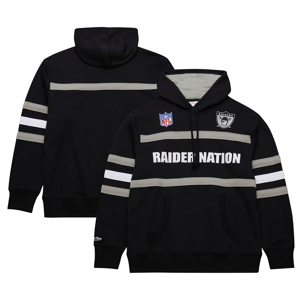 Men's Black Oakland Raiders Gridiron Classics Vintage Logo Head Coach ...