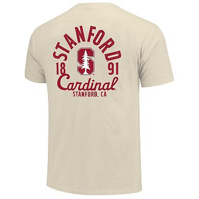 Men's Cardinal Stanford Cardinal Comfort Colors Mascot Overlay T-Shirt