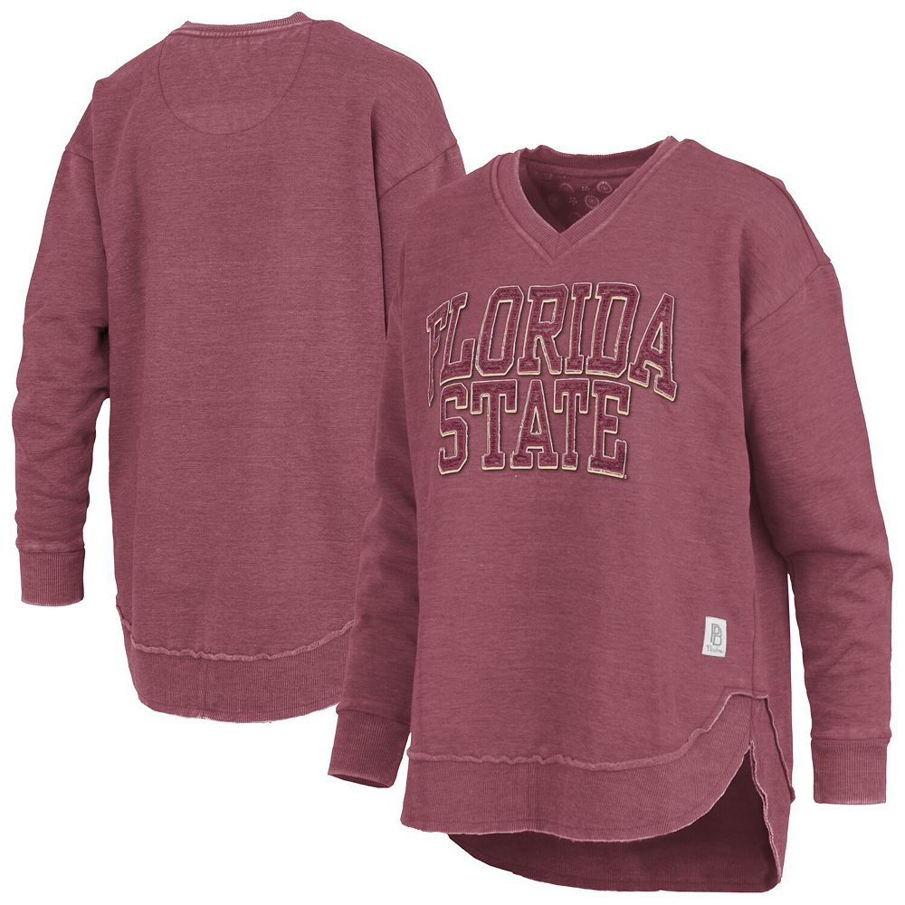 Women's Pressbox Garnet Florida State Seminoles Westin Poncho V-Neck ...