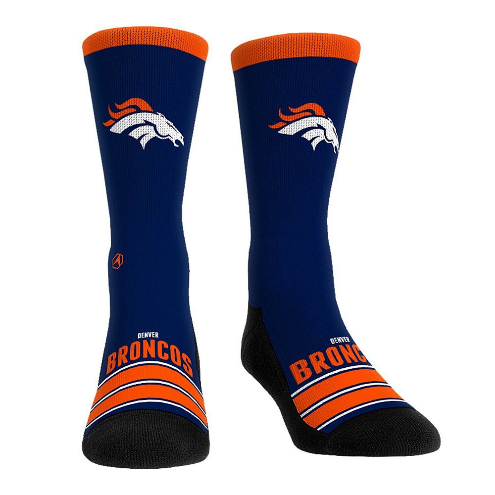 Unisex Rock Em Socks Denver Broncos Gametime Stripe Crew Socks