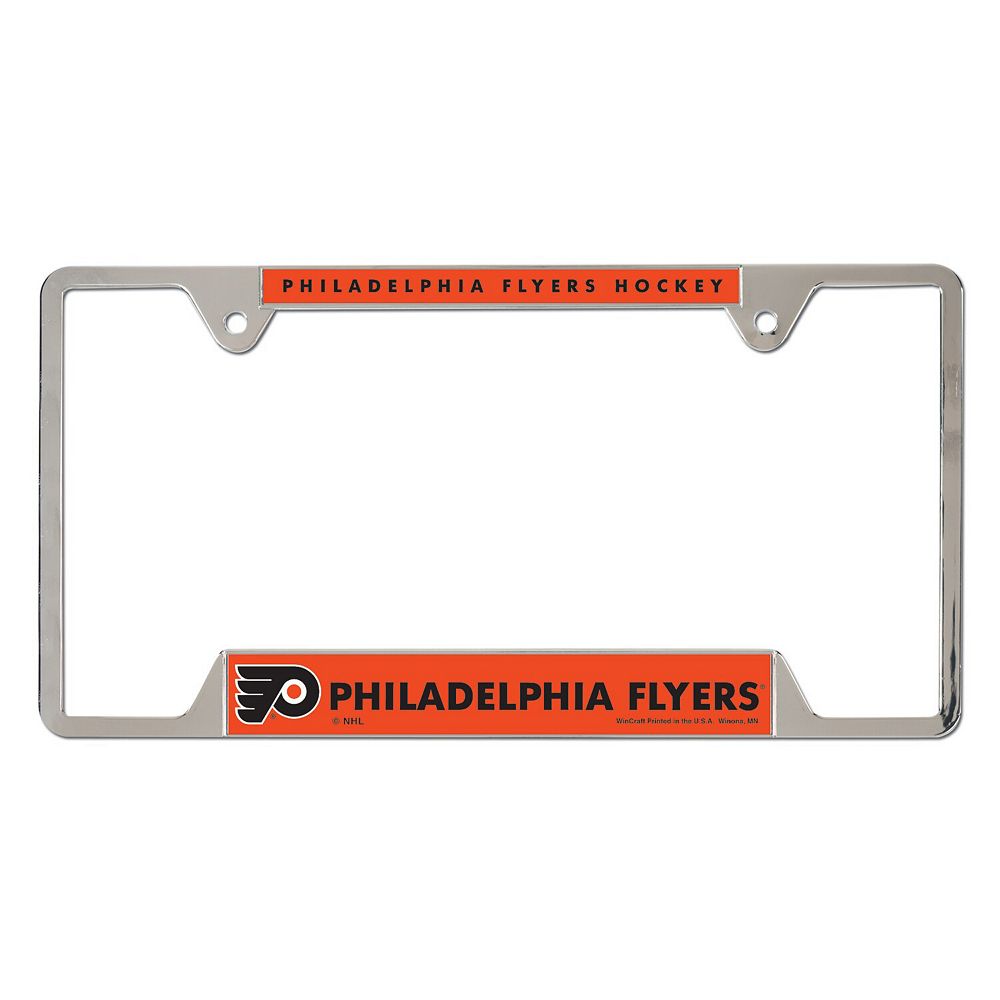 WinCraft Philadelphia Flyers Chrome Plated Metal License Plate Frame
