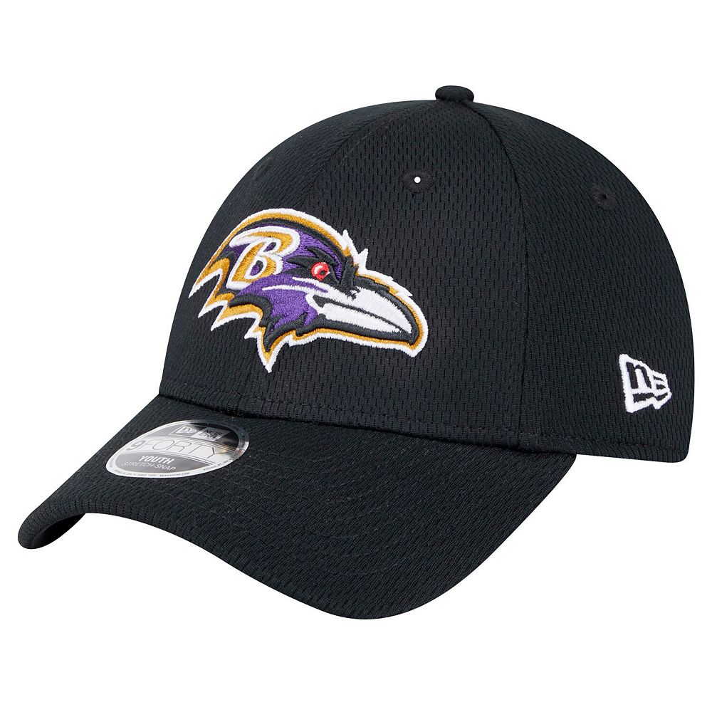 Preschool New Era Black Baltimore Ravens Main 9FORTY Adjustable Hat