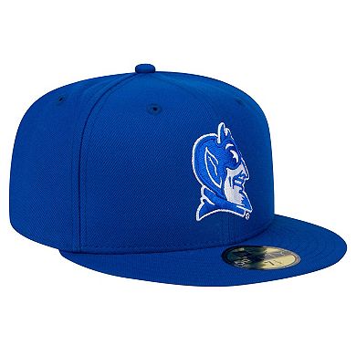 Men's New Era Blue Duke Blue Devils Evergreen 59FIFTY Fitted Hat