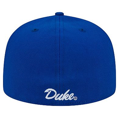 Men's New Era Blue Duke Blue Devils Evergreen 59FIFTY Fitted Hat