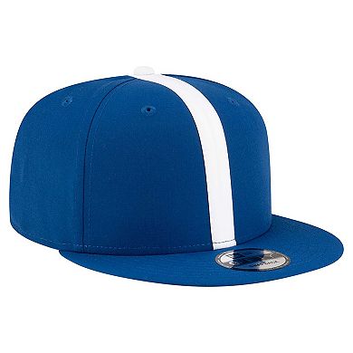 Men's New Era Royal Indianapolis Colts Throwback Helmet 9FIFTY Snapback Hat