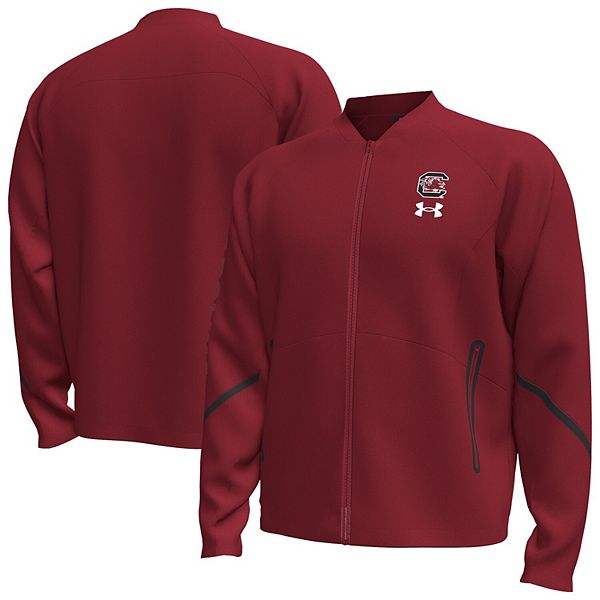 Men's Under Armour Garnet South Carolina Gamecocks Unstoppable Full-Zip ...