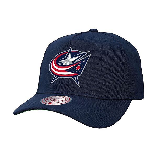 Men's Mitchell & Ness Navy Columbus Blue Jackets Core Team Ground Pro ...