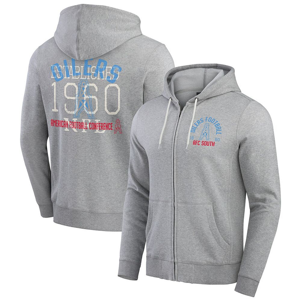 Men's Darius Rucker Collection by Fanatics Heather Gray Houston Oilers ...