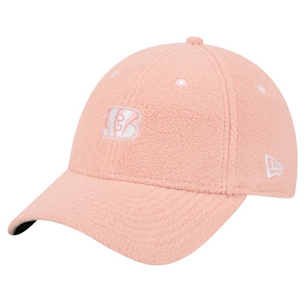Women's New Era Light Pink Cincinnati Bengals Cozy Sherpa 9FORTY ...