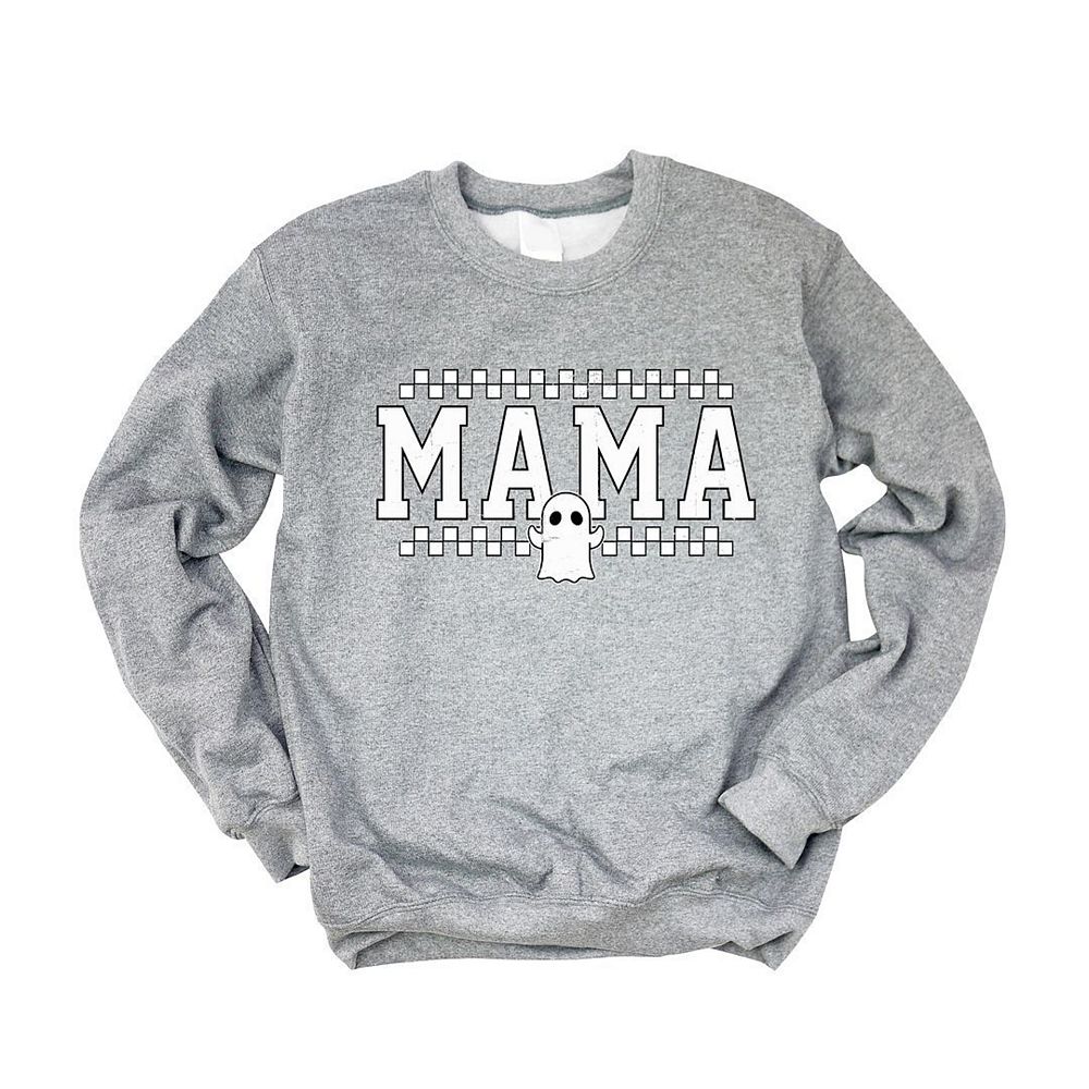 Mama Ghost Checkered Sweatshirt