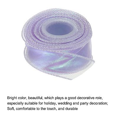 Bright Colored Organza Ribbons Roll For Diy Crafts, Gift Wrapping ...