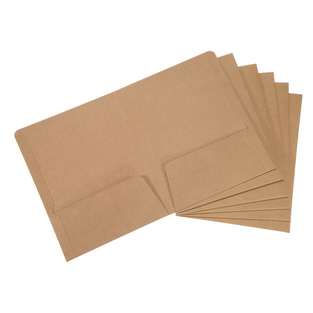 Two Pocket Folders, 6 Pack A5 Size Letter Files Portfolio Storage ...