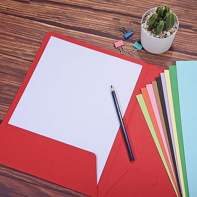 Two Pocket Folders, 3 Pack A5 Size Letter Files Portfolio Storage ...