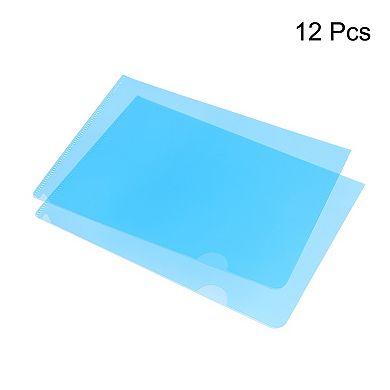 L Type Folder File Project Pockets Clear Paper Document Jacket Sleeve ...