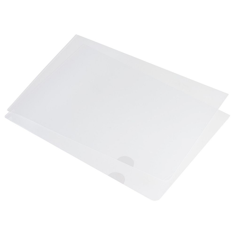 L Type Folder File Project Pockets Clear Paper Document Jacket Sleeve ...