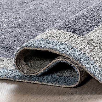 Rugs USA Eugene Colorblocked Wool Area Rug