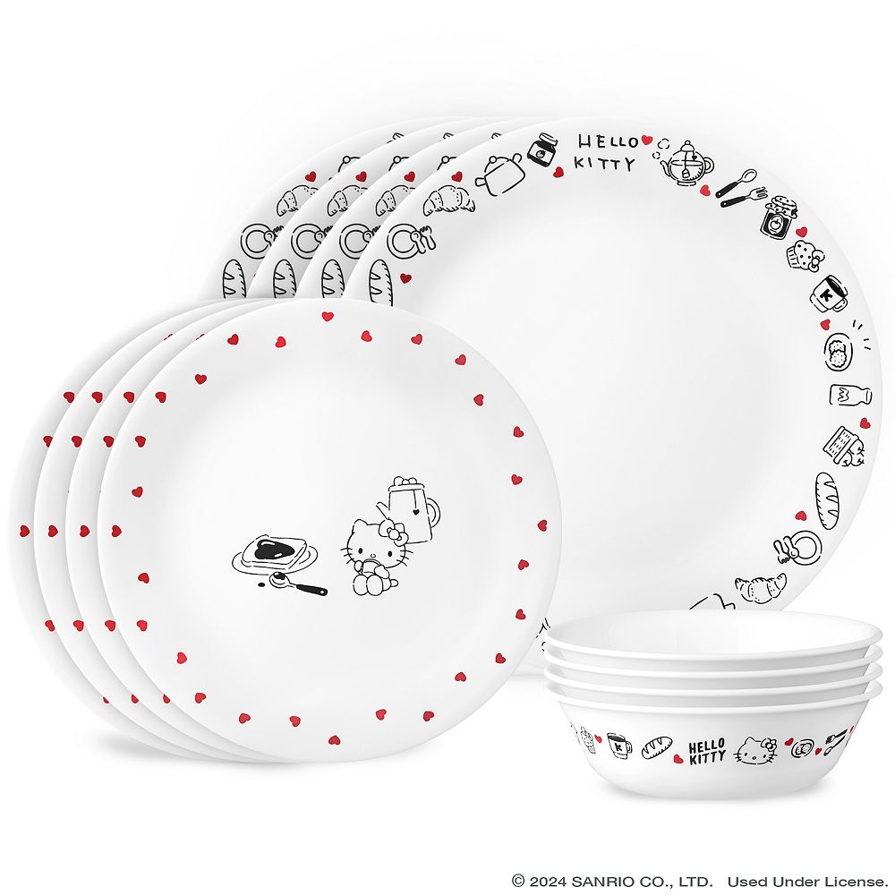 Corelle® Vitrelle® Hello Kitty® Very Delicious 12-Piece Dinnerware Set