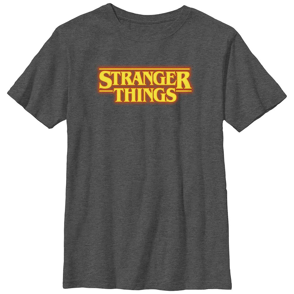 Boys 6-20 Stranger Things Autumn Title Logo Graphic Tee