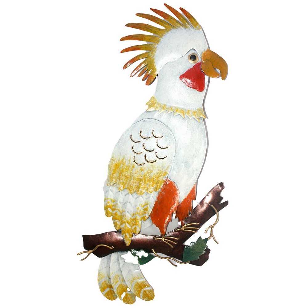 Iron Cockatoo Wall Decor