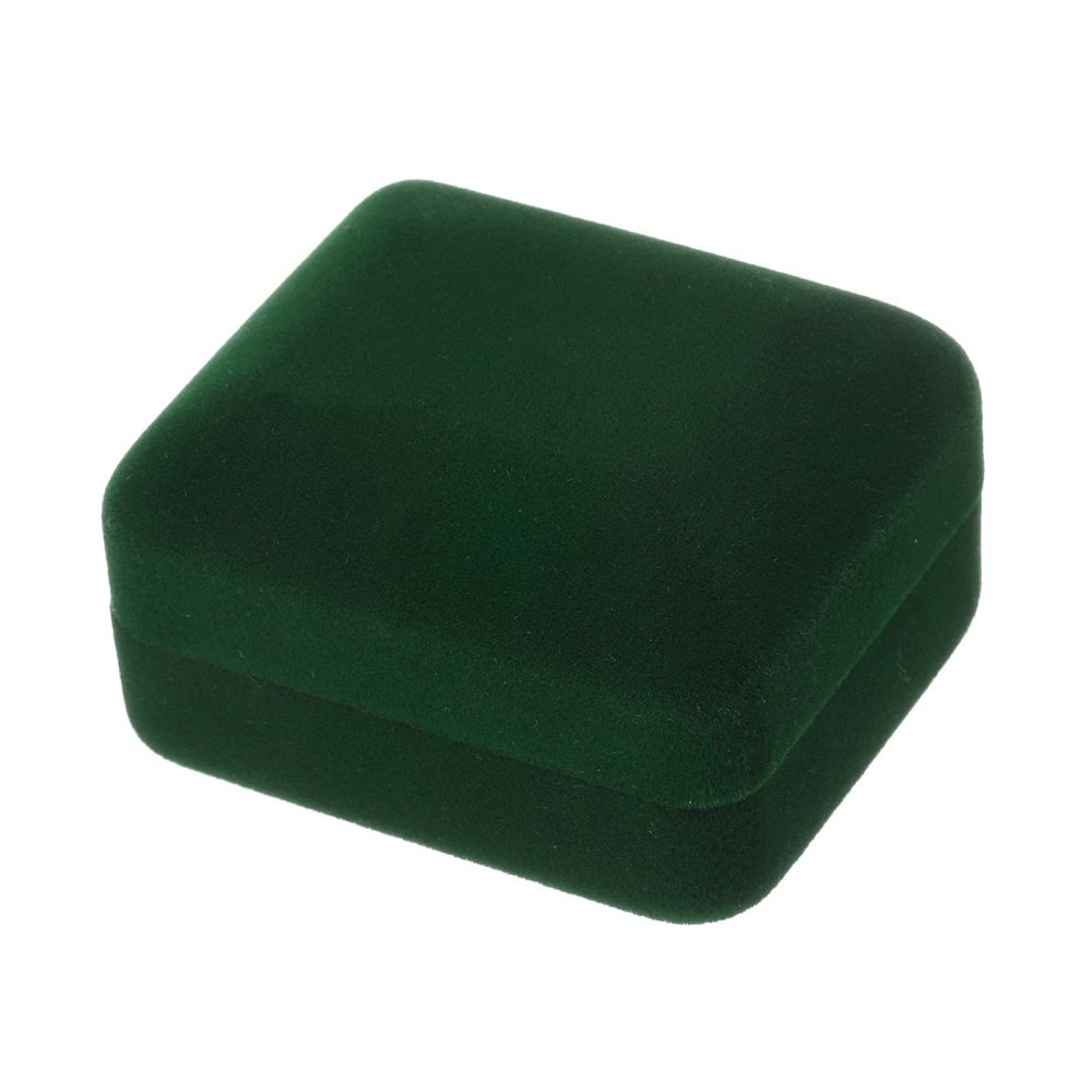 Necklace Storage Ring Case Box Cuboid 2.4x2x1.4 Inch Paper Velvet
