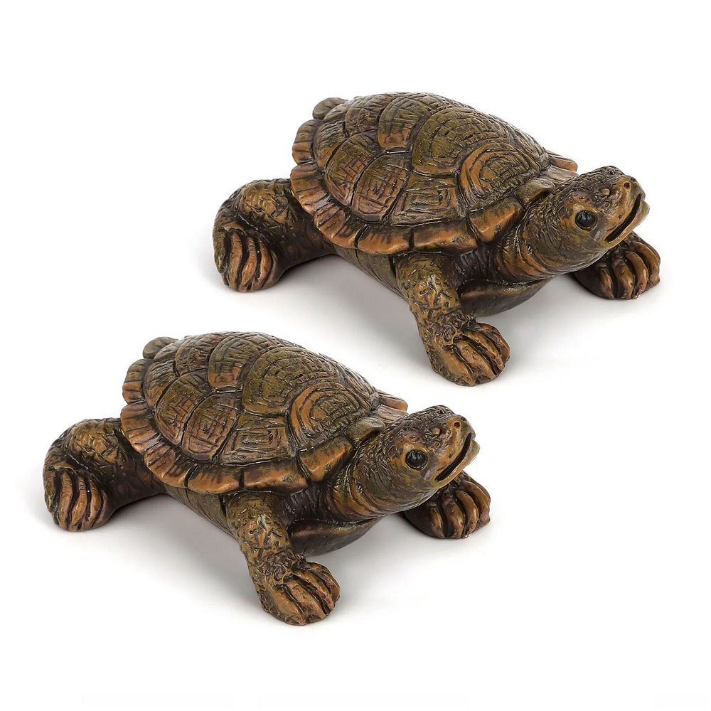 2-pieces Garden Tortoise Statues