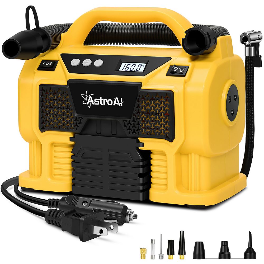 Astroai Tire Inflator Air Compressor 160Psi Battery With Dual Metal Motors