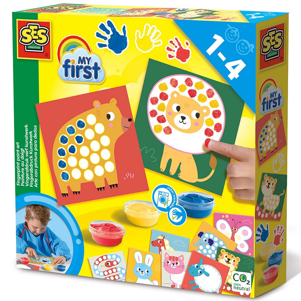 SES Creative My First Fingerprint Paint Art Craft Set