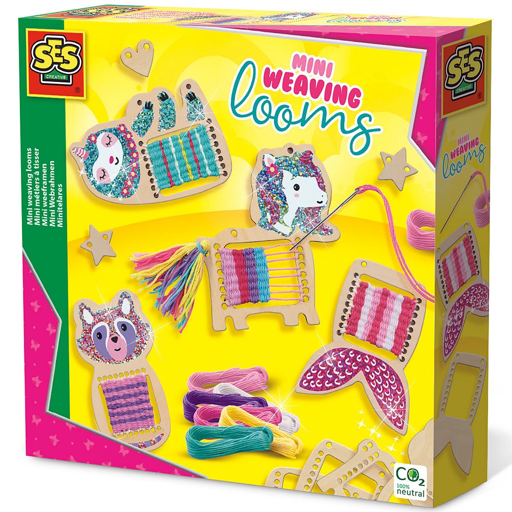 SES Creative Mini Weaving Looms DIY Craft Kit