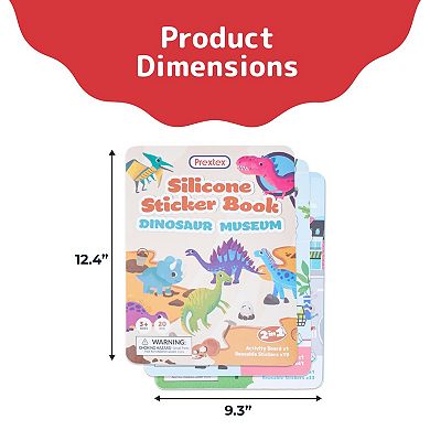 Prextex Reusable Sticker Book, Interactive And Fun Activity For Kids