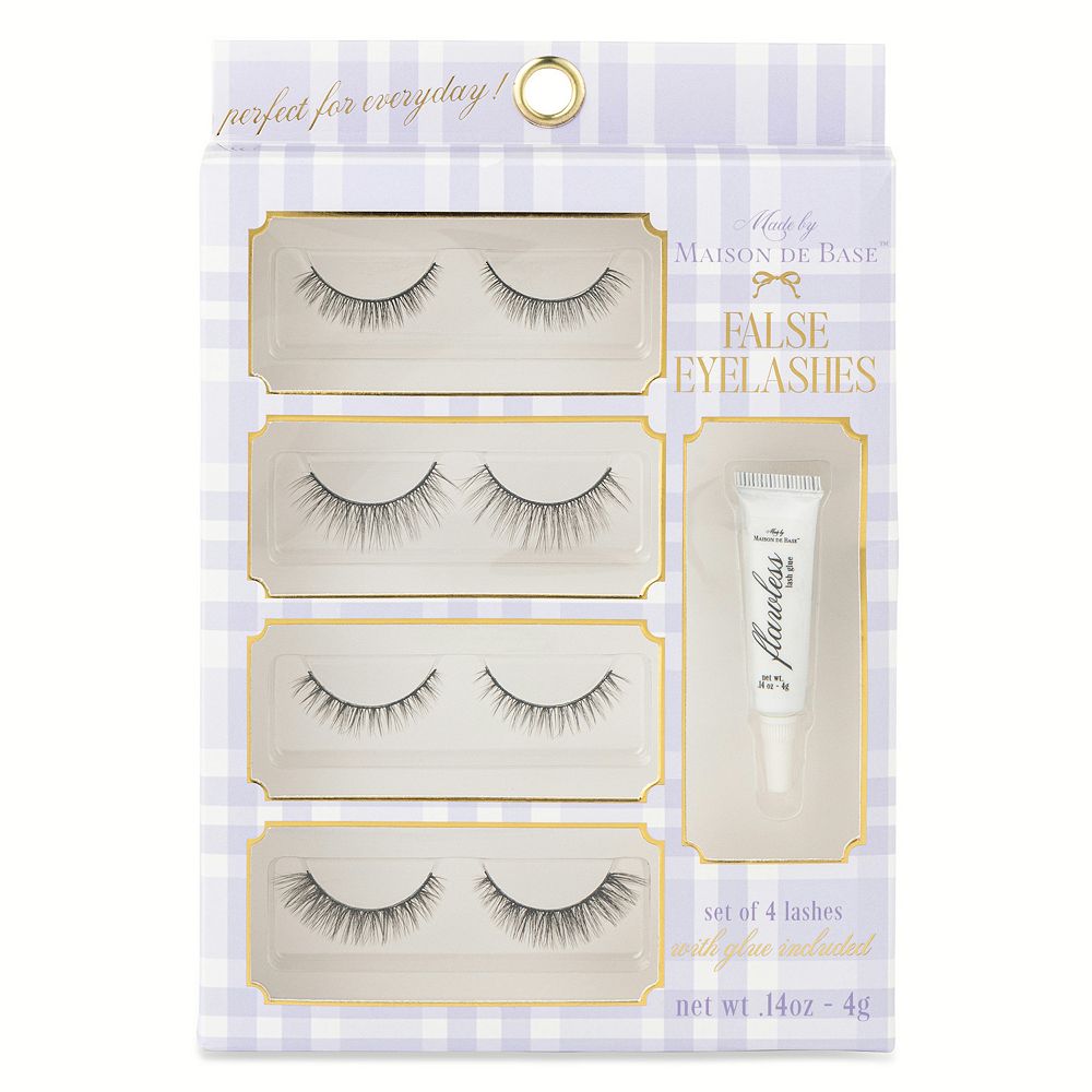 MAISON DE BASE 4-Pairs Faux Eyelashes Set