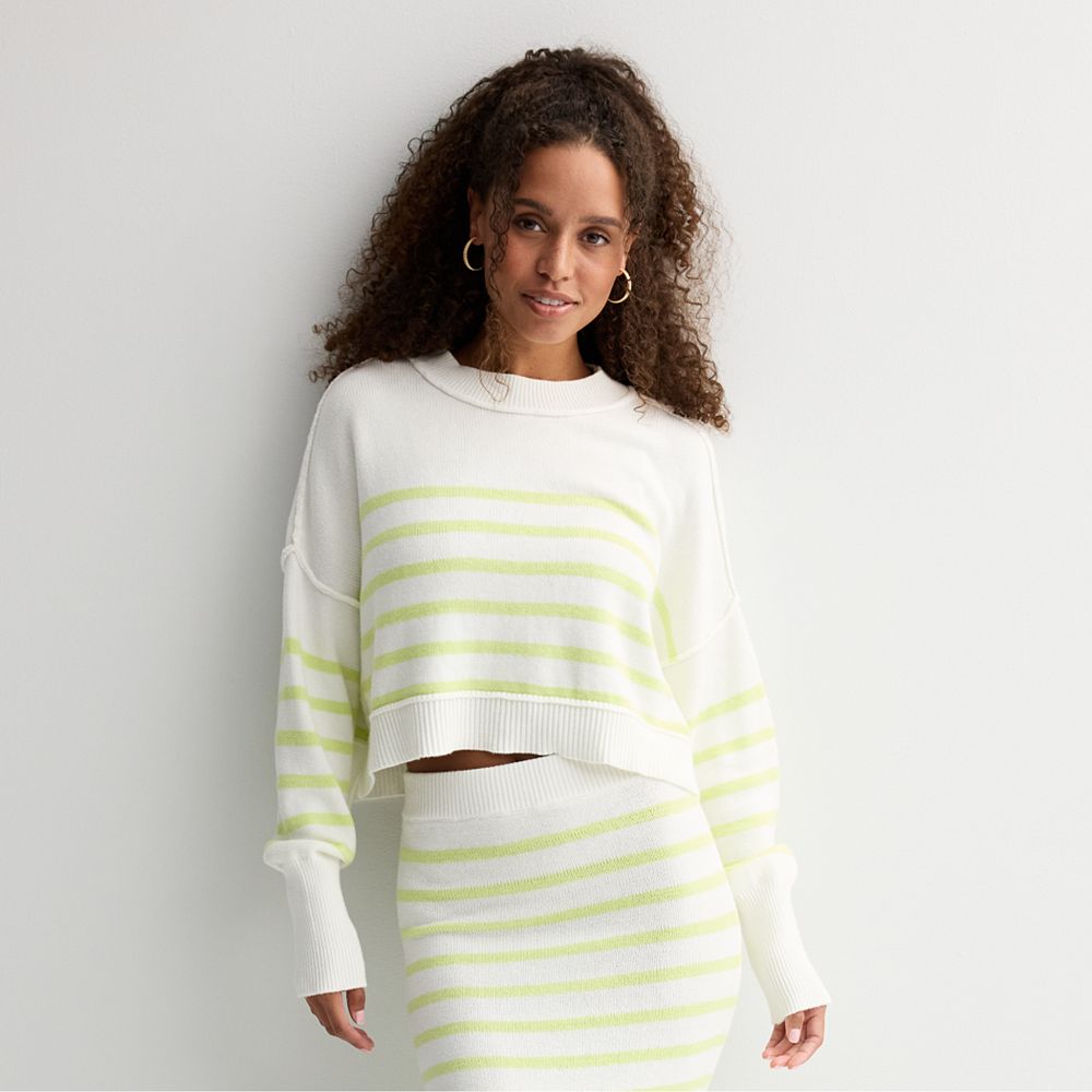 Juniors' SO® Slouchy Cropped Sweater