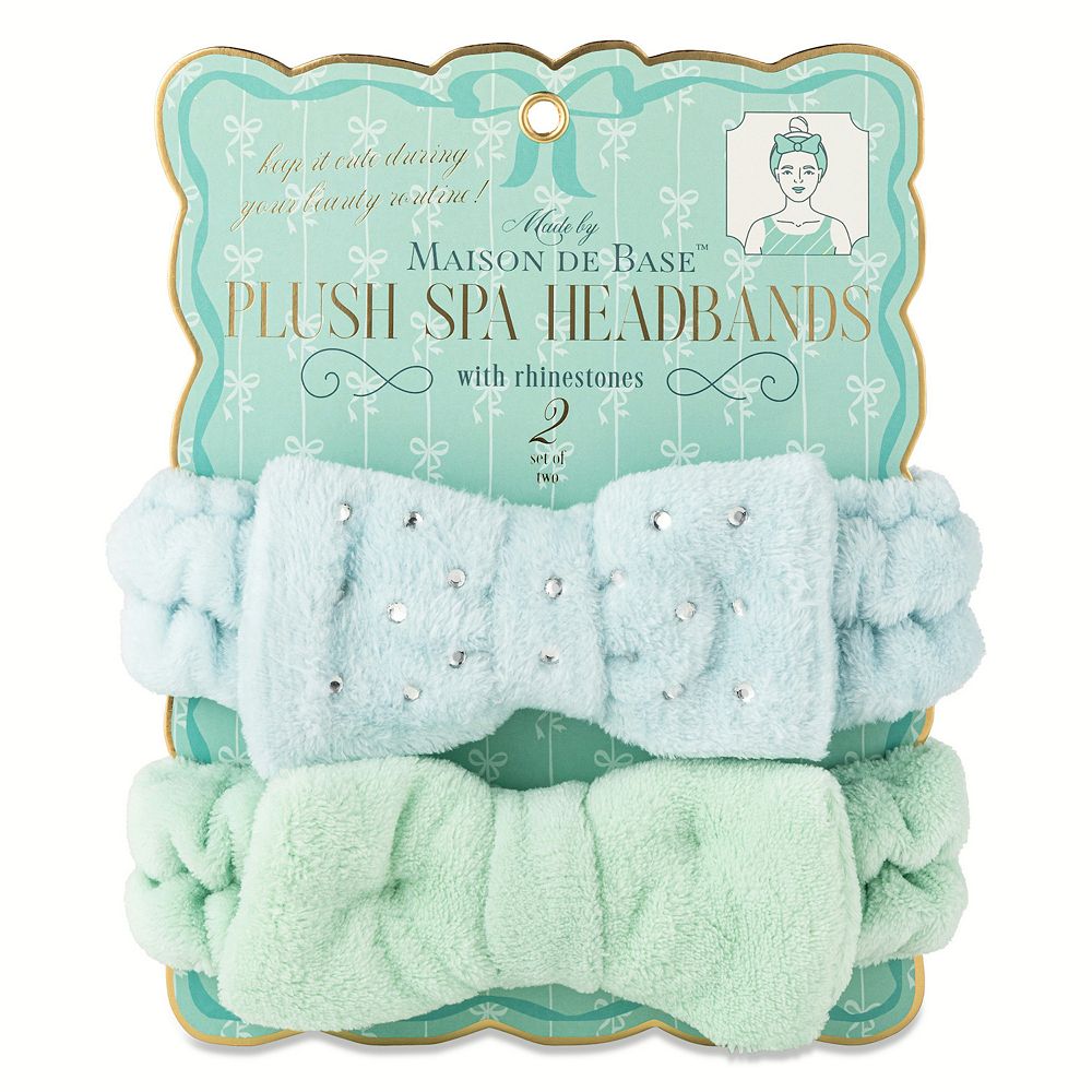 MAISON DE BASE Plush Headbands 2-pc. Set - Styles May Vary