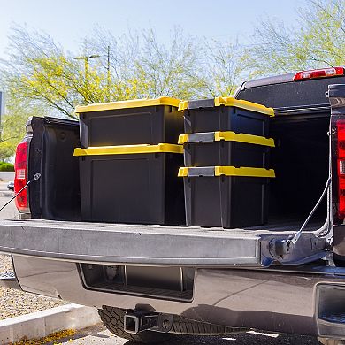 Iris 11.75-Gallon Heavy Duty Garage Storage Bins with Lids 3 Pack