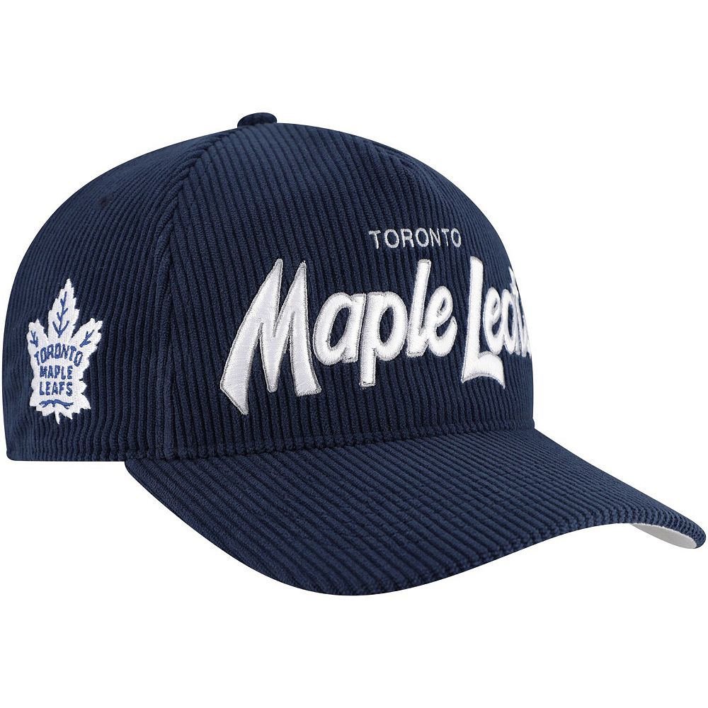 Men's '47 Navy Toronto Maple Leafs Crosstown Corduroy Hitch Adjustable Hat