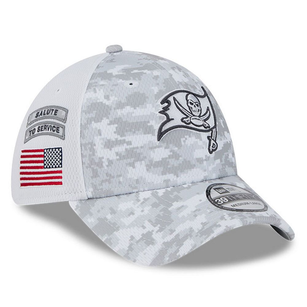 Men's New Era White Tampa Bay Buccaneers 2024 Salute To Service Digital ...