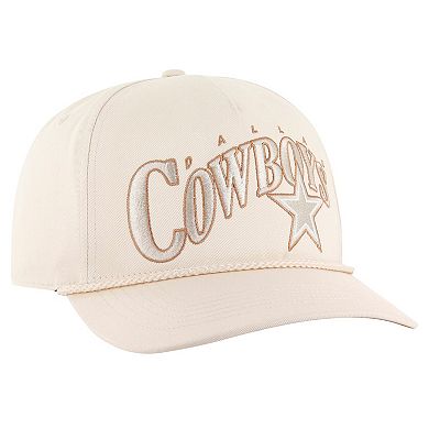 Men's '47 Natural Dallas Cowboys Wave Rope Hitch Adjustable Hat