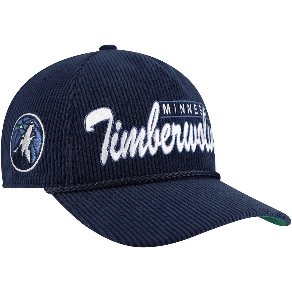 Men's '47 Navy Minnesota Timberwolves Double Header Sidepatch Cord ...