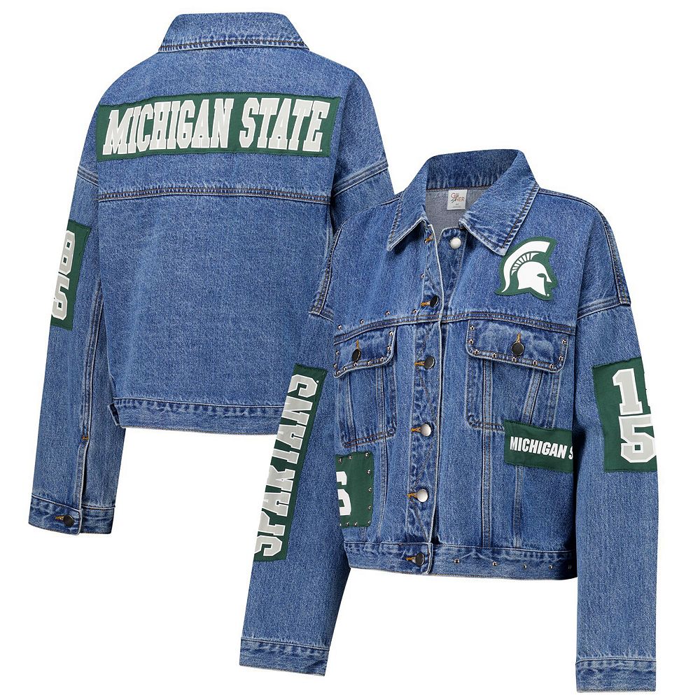 Women's G-III 4Her by Carl Banks Blue Michigan State Spartans Game Ball ...