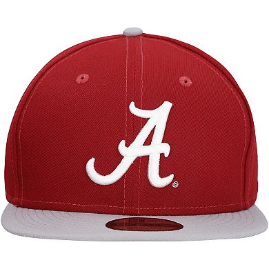 Men's New Era Crimson Alabama Crimson Tide Two-Tone 9FIFTY Snapback Hat