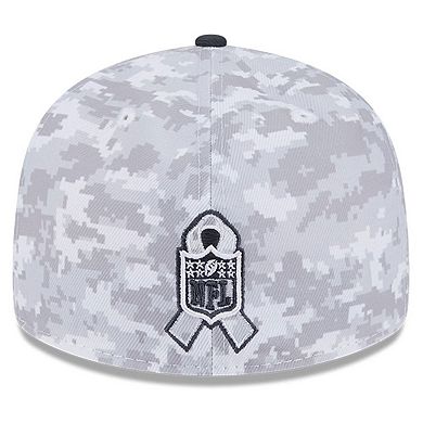Men's New Era Arctic Camo/Graphite Las Vegas Raiders 2024 Salute To Service Low Profile 59FIFTY ...