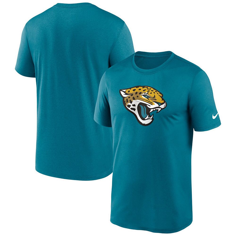 Men's Nike Teal Jacksonville Jaguars Legend Logo Performance T-Shirt