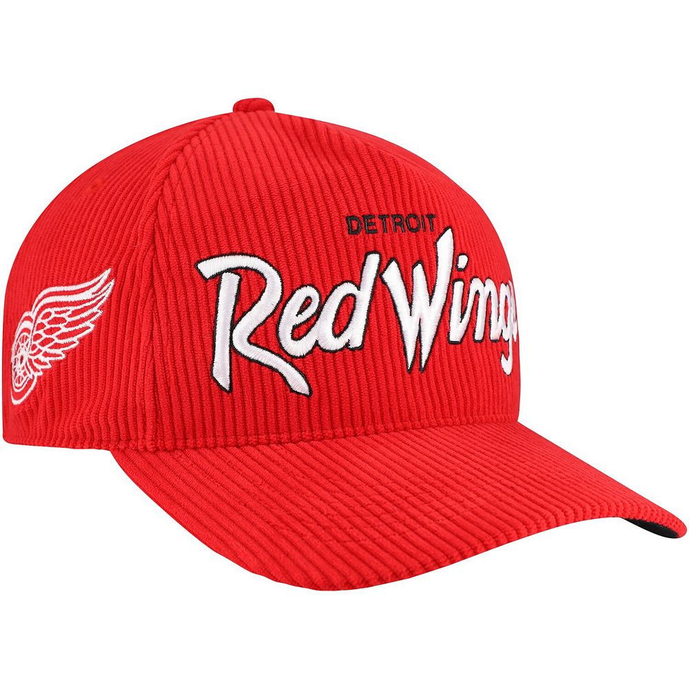 Men's '47 Red Detroit Red Wings Crosstown Corduroy Hitch Adjustable Hat