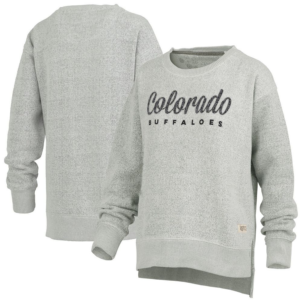 Women's Pressbox Heather Gray Colorado Buffaloes Torrington Pullover ...
