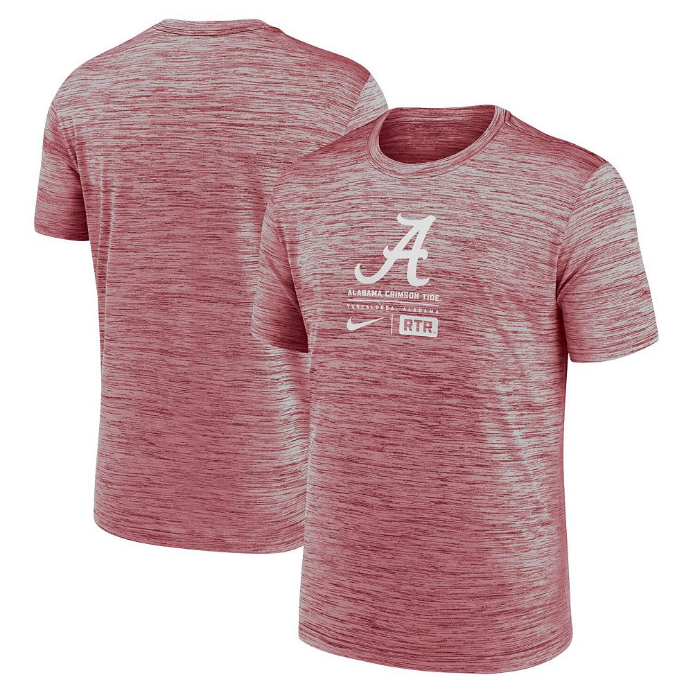 Men's Nike Crimson Alabama Crimson Tide Campus Center Block Velocity ...