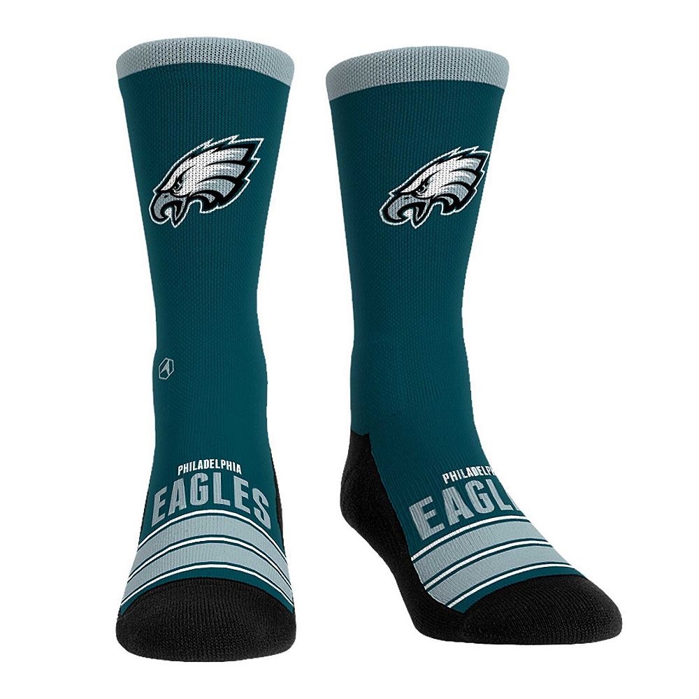 Unisex Rock Em Socks Philadelphia Eagles Gametime Stripe Crew Socks