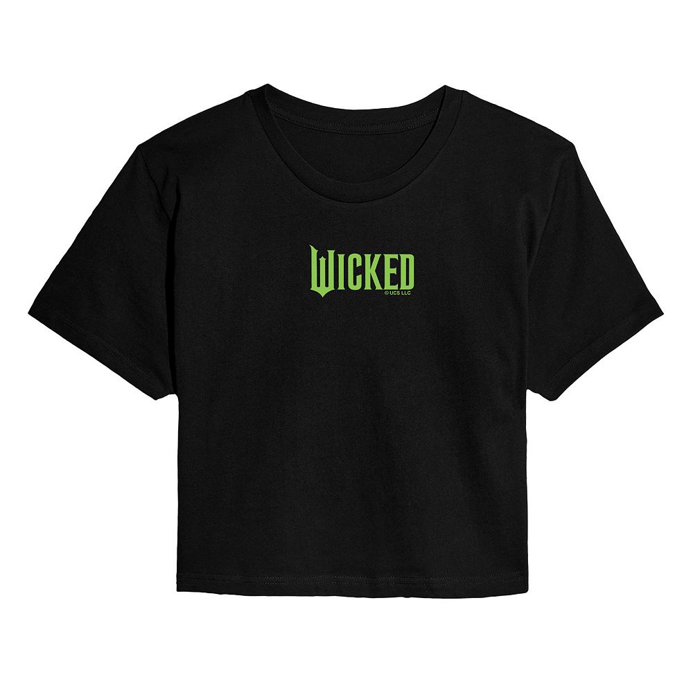 Juniors' Wicked Logo Cropped Tee