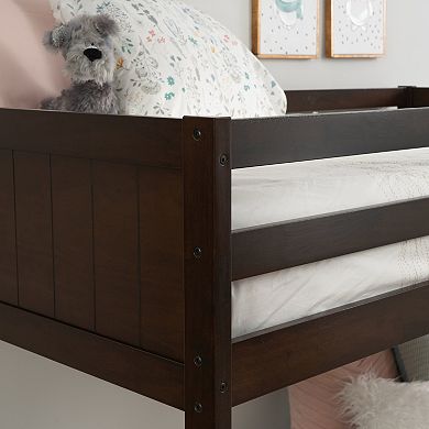 Linon Darcy Low Profile Twin Bunk Bed